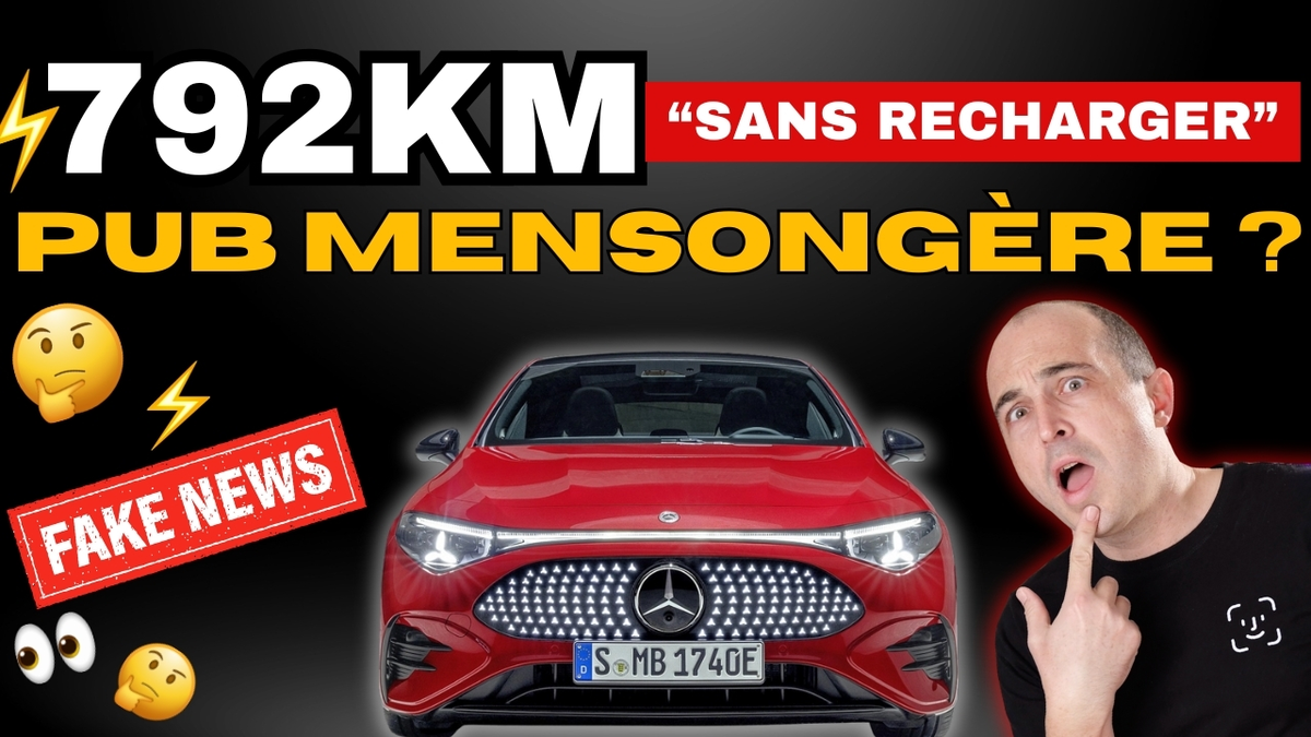 792 Km sans charger en Mercedes CLA électrique ? Pub mensongère ? On a ...