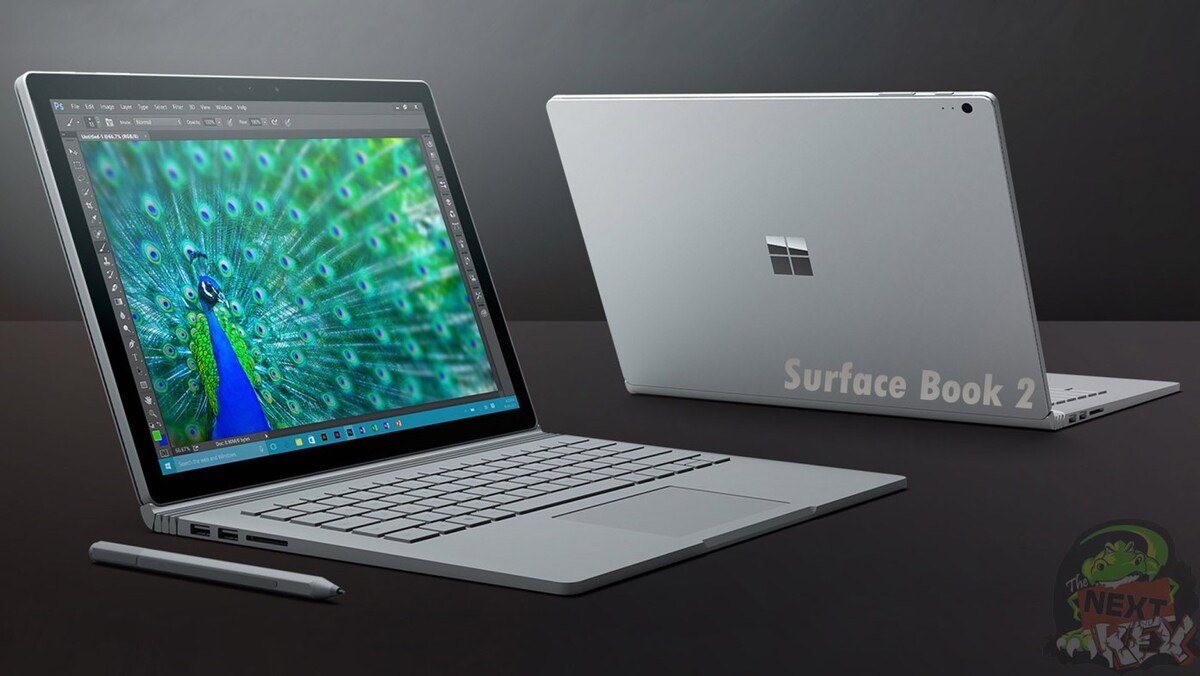 Prises USB-C et écran 4K pour le "Surface Book 2" de Microsoft