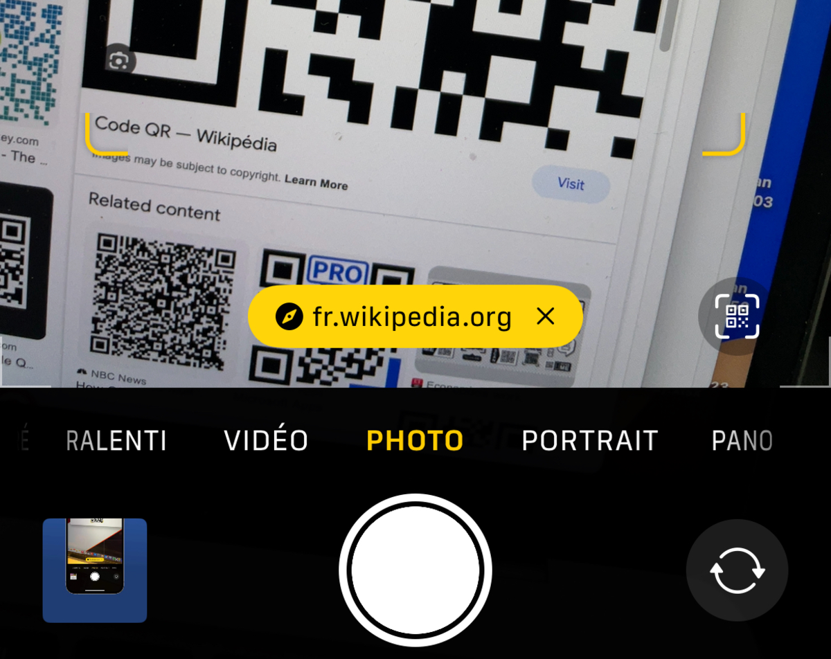 Le scan des QR codes est plus facile sous iOS 17