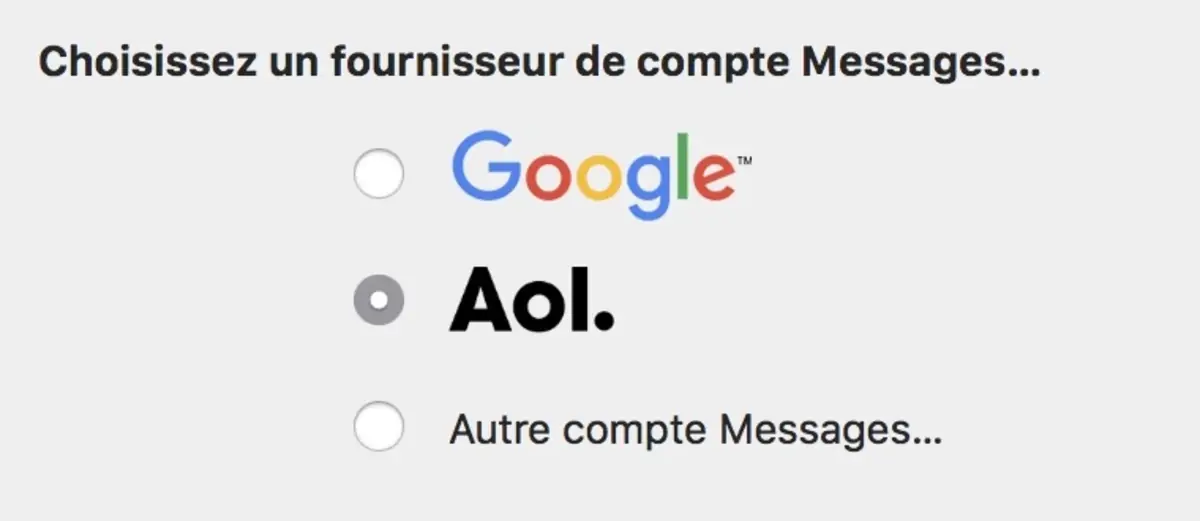 AIM notifie les utilisateurs de Messages (ex-iChat) que le service va ...