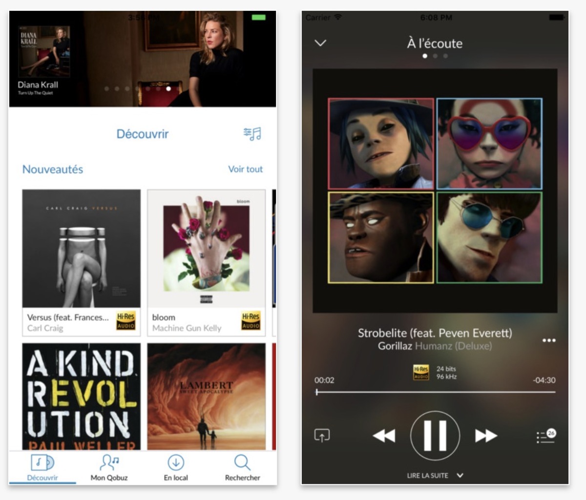 Qobuz 4 (pour iOS) revoit totalement sa copie et propose le "Sublime+ ...