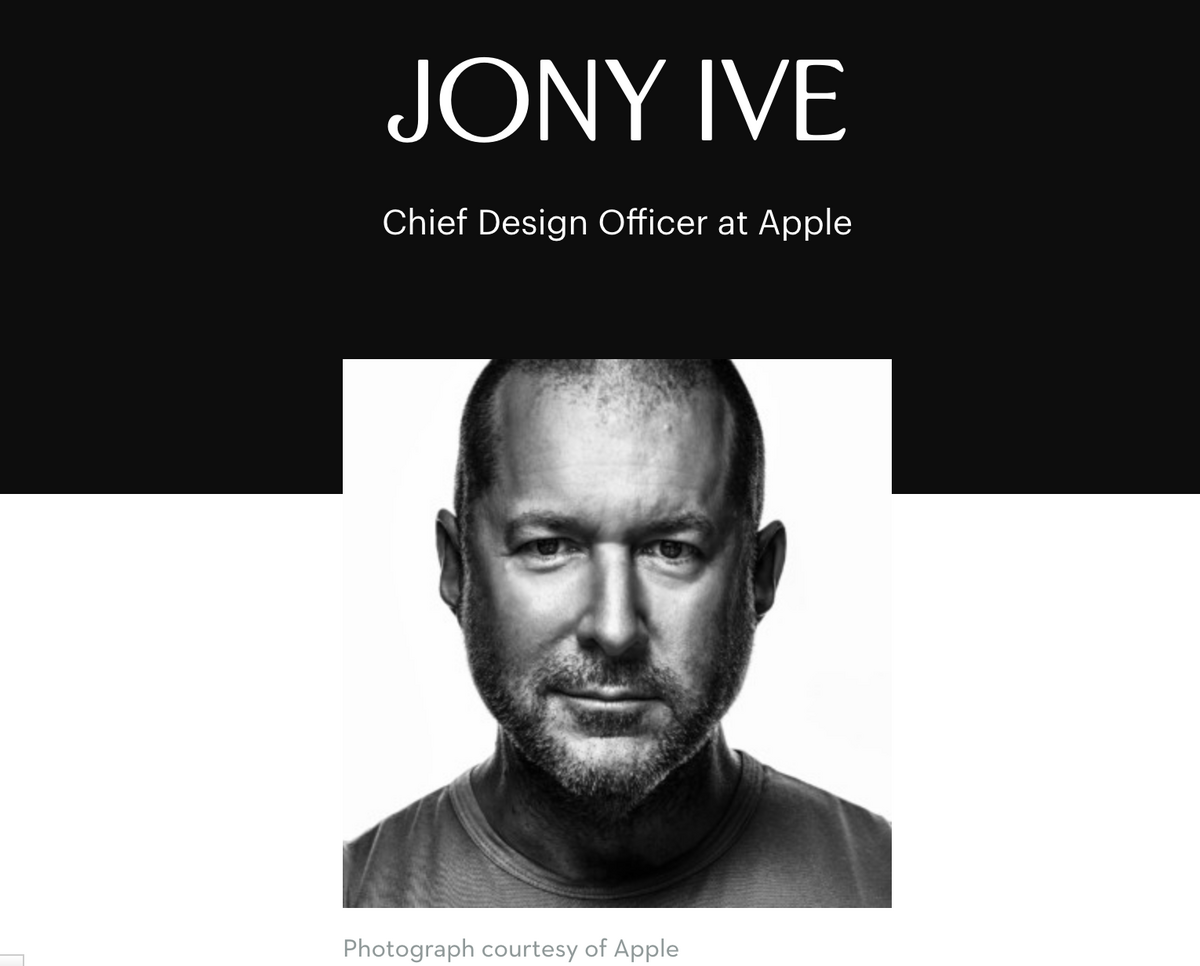 Jony Ive parlera du "design du futur" au TechFest de New York