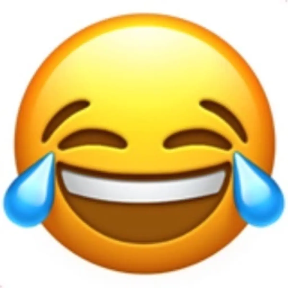 L'emoji qui pleure de rire est de loin le plus utilisé aux US selon Apple