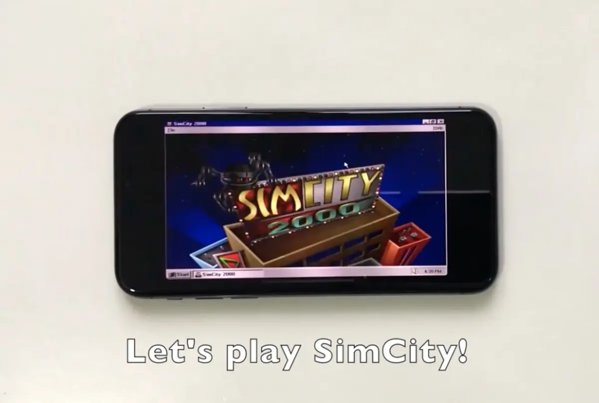 La vidéo du jour : Windows 95 et SimCity 2000 s'invitent sur l'iPhone X