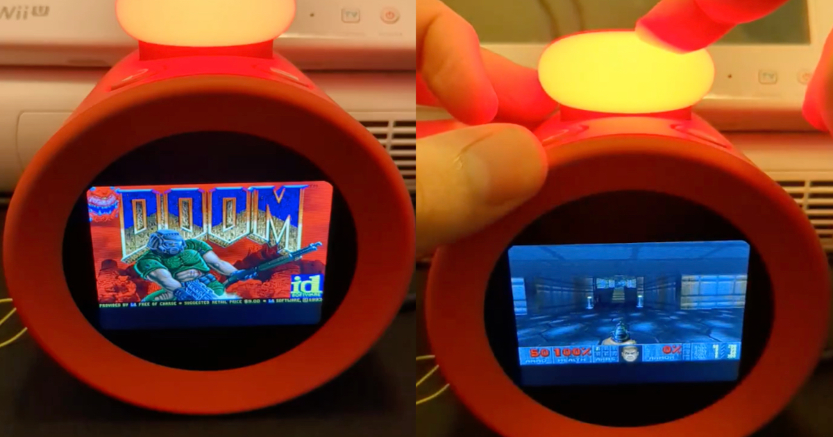 Doom tourne, bien sûr, sur le réveil Alarmo de Nintendo