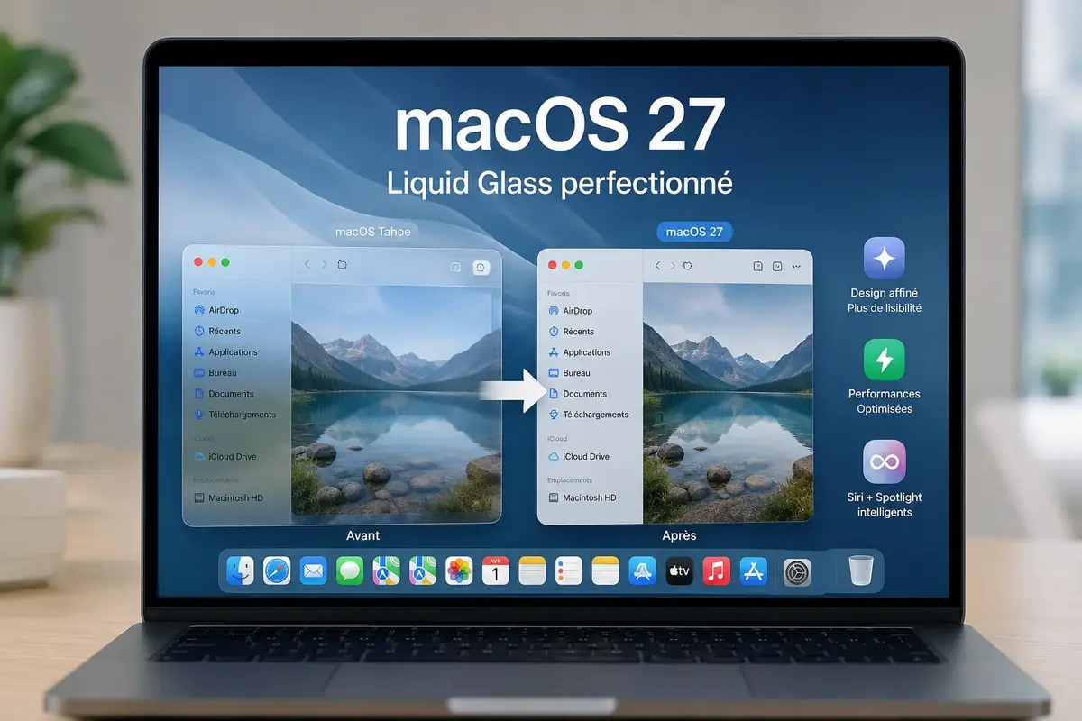 macOS 27 : pourquoi Apple va revoir son interface Liquid Glass