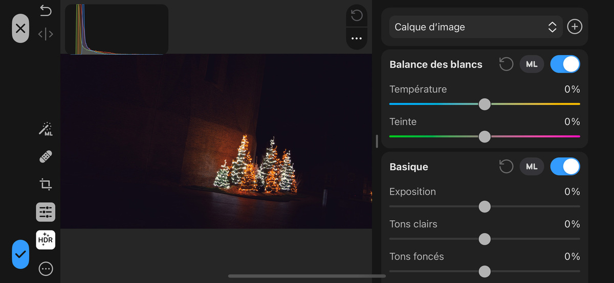 Photomator améliore sa gestion des photos HDR