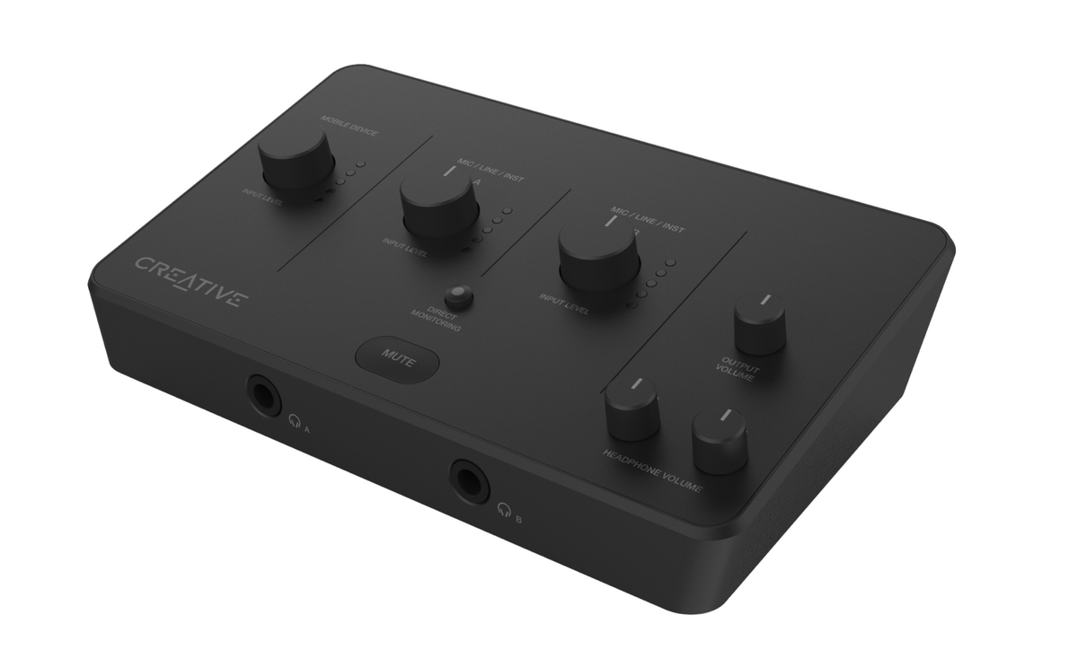 Creative veut concurrencer la Scarlett de Focusrite avec sa nouvelle interface audio