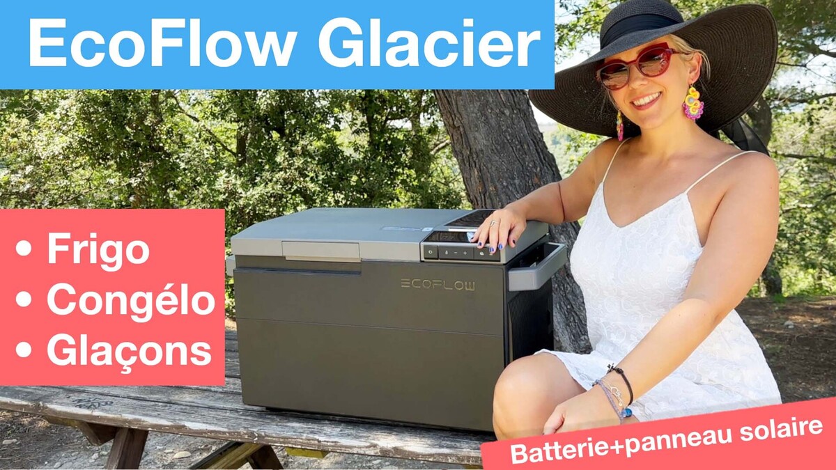 Test EcoFlow Glacier : frigo, congélateur, et machine à glaçons ...