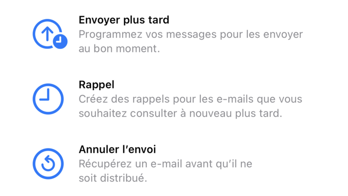 iOS 16 relooke enfin Mail (envoi différé, annulation, rappel...)