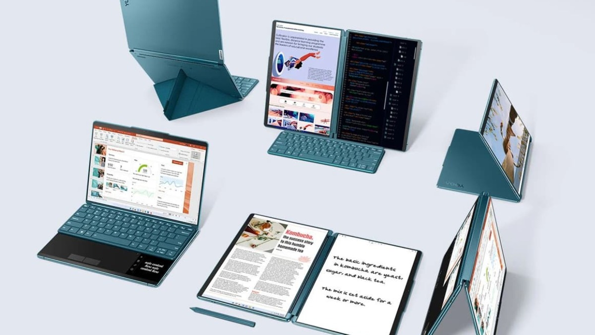 Lenovo dévoile un PC portable avec deux écrans modulables