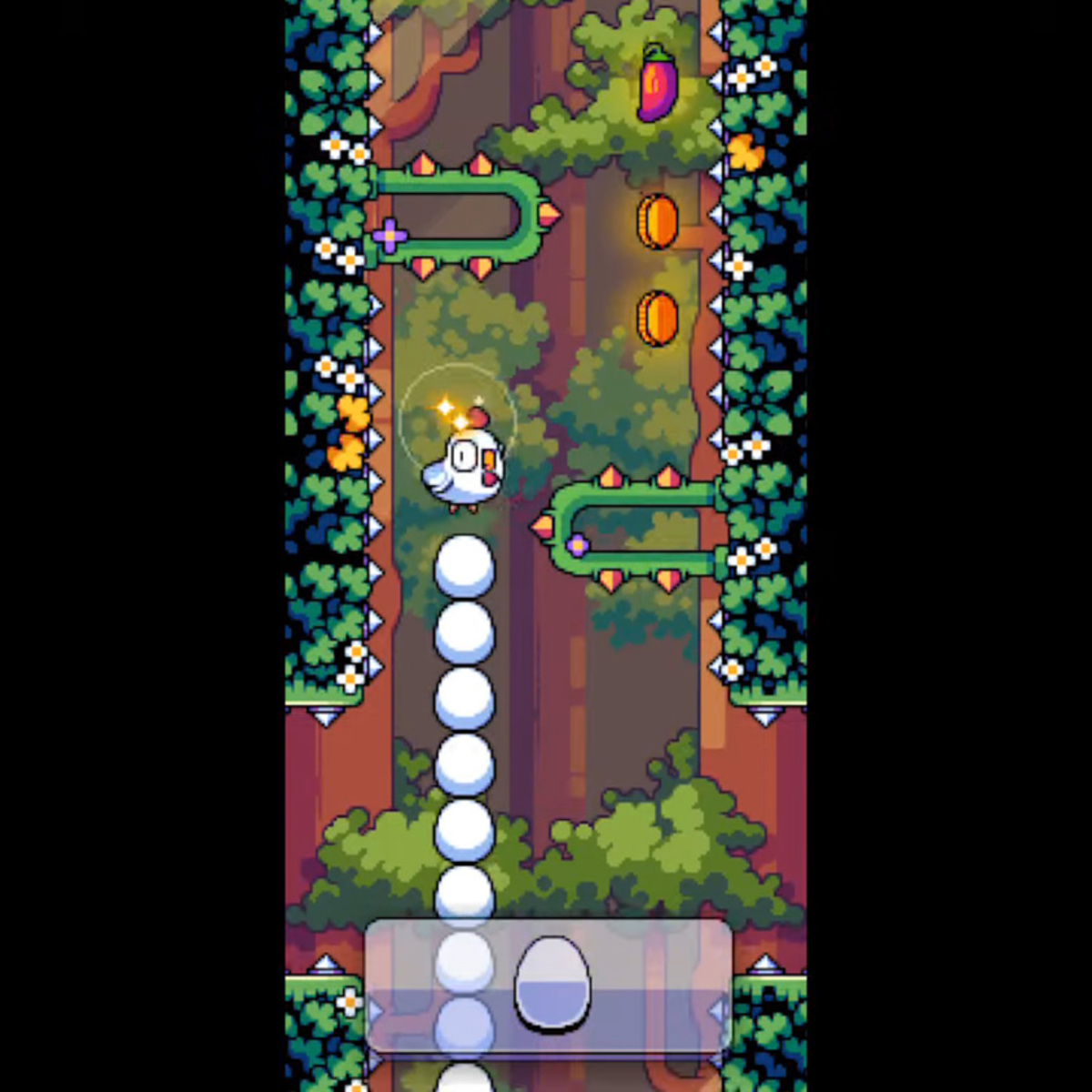 Total Eggscape!, un jeu de poule qui permet de construire une tour d’œufs sur son iPhone