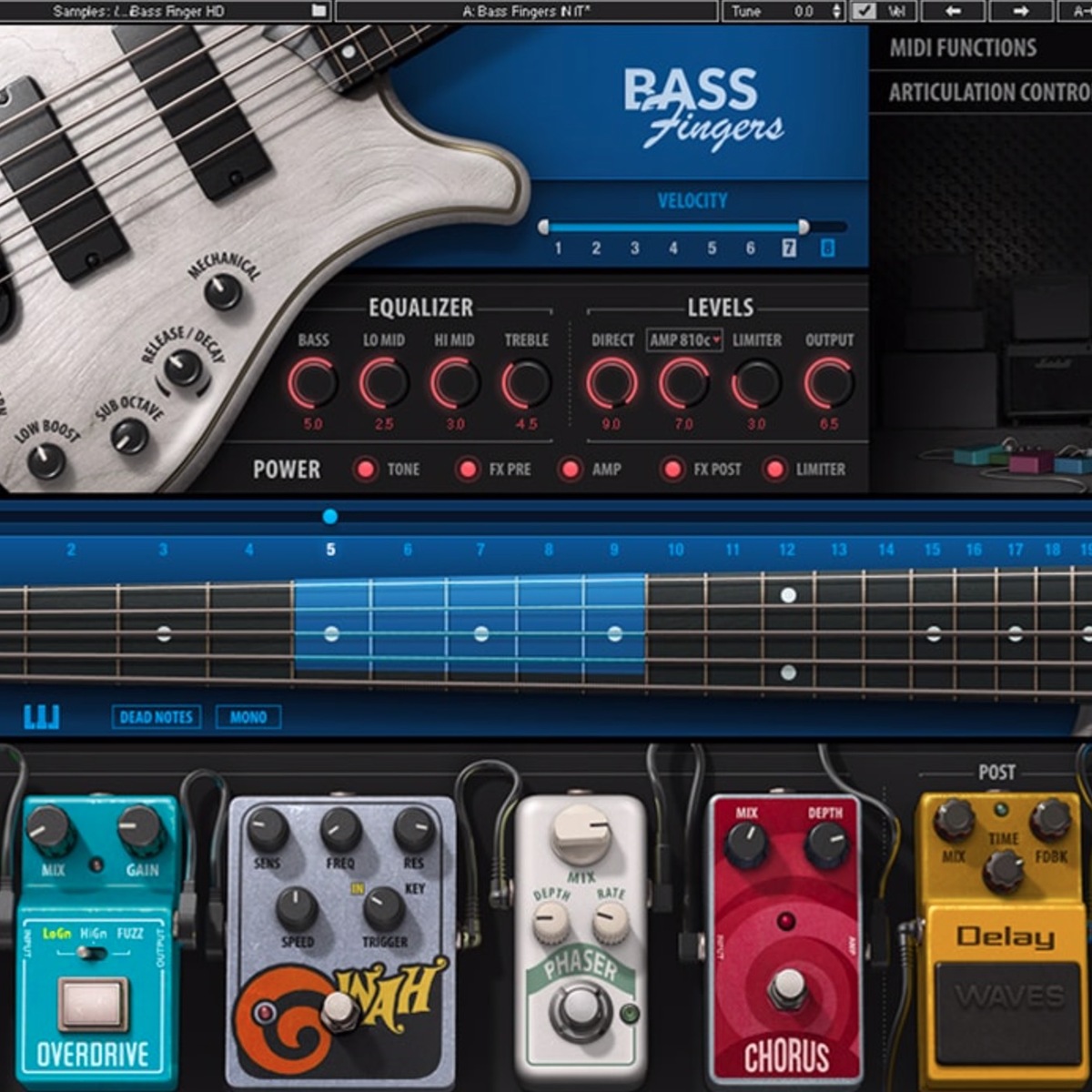 La basse jouée aux doigts à l'honneur dans le plug-in Bass Fingers de ...