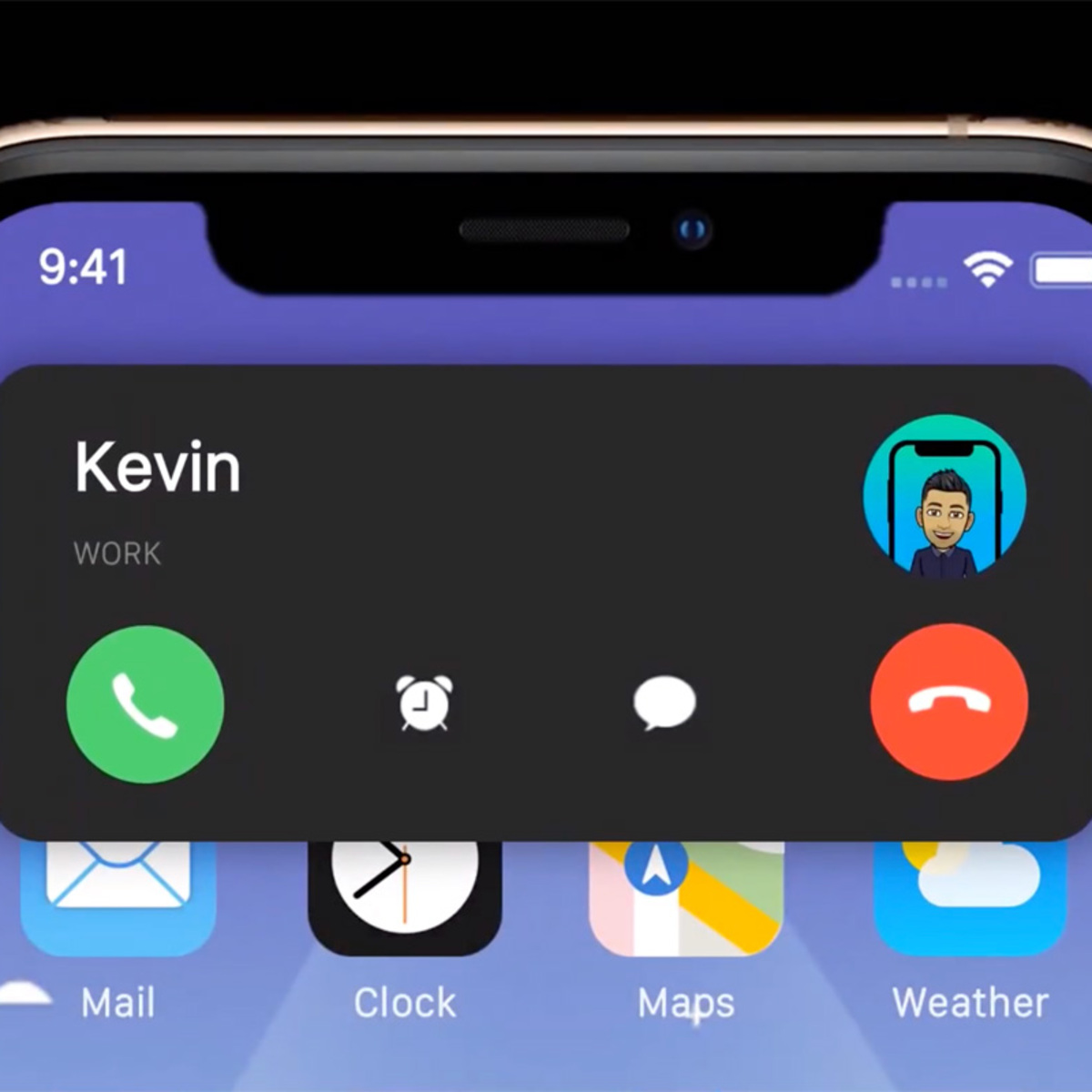 Concept d'iOS 14 : split view, complications, écran d'appel réduit [video]