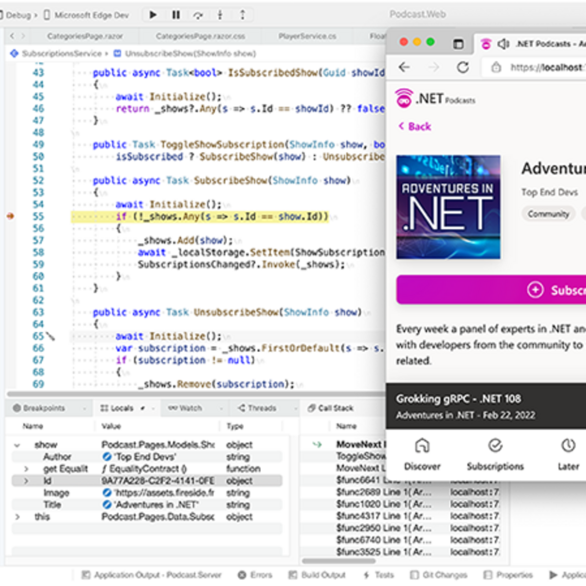 .NET 7 et .NET MAUI dans Visual Studio 17.4 pour Mac (et une preview du 17.5)