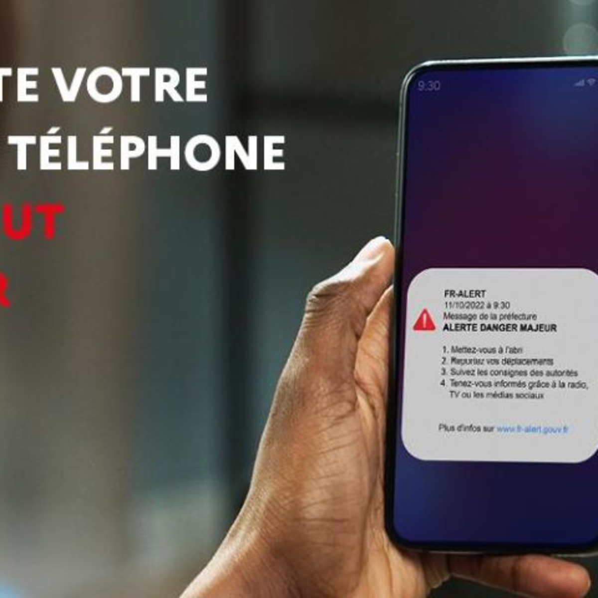 FR-Alert en test à Paris sur vos smartphones (de février à avril) ! # ...
