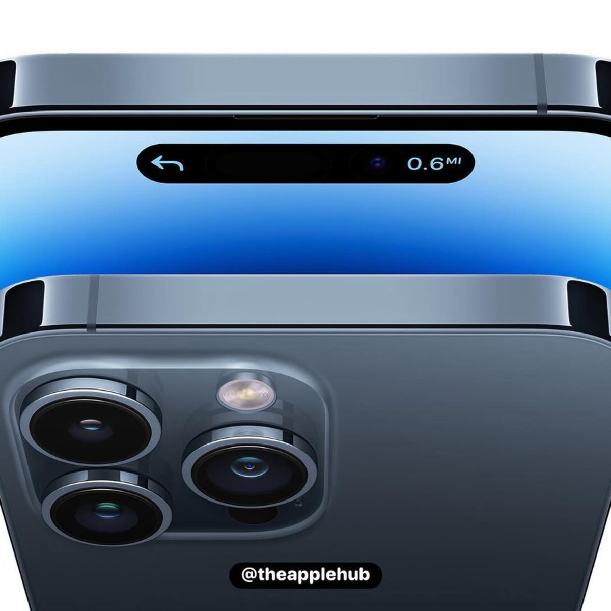 Tiens, un iPhone 15 Pro bleu foncé