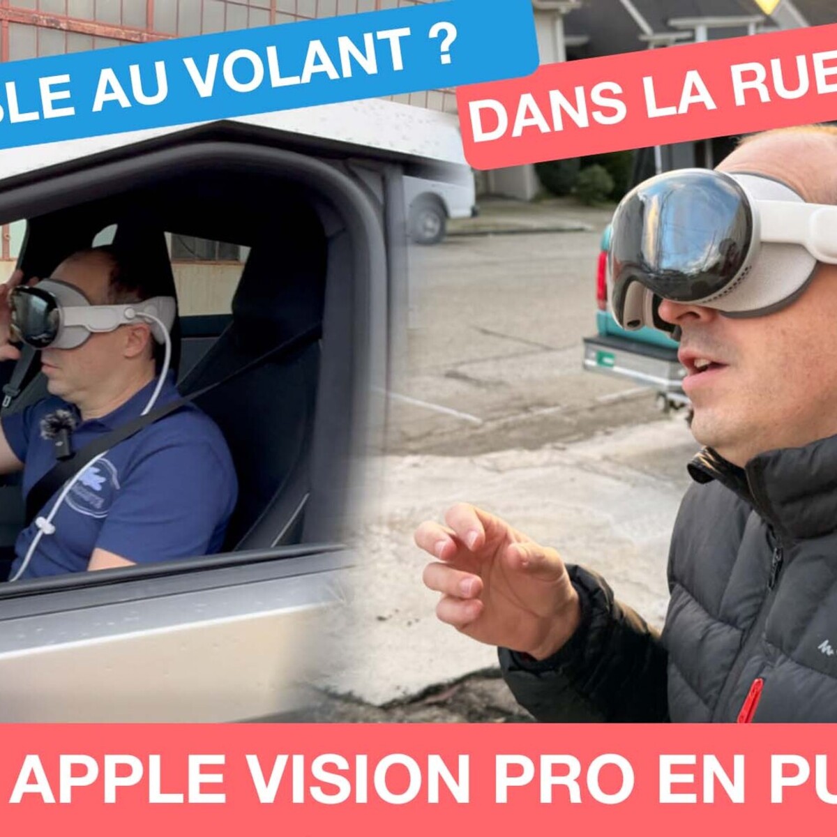 Test Apple Vision Pro en public, au bar, au volant : du buzz ou le ...