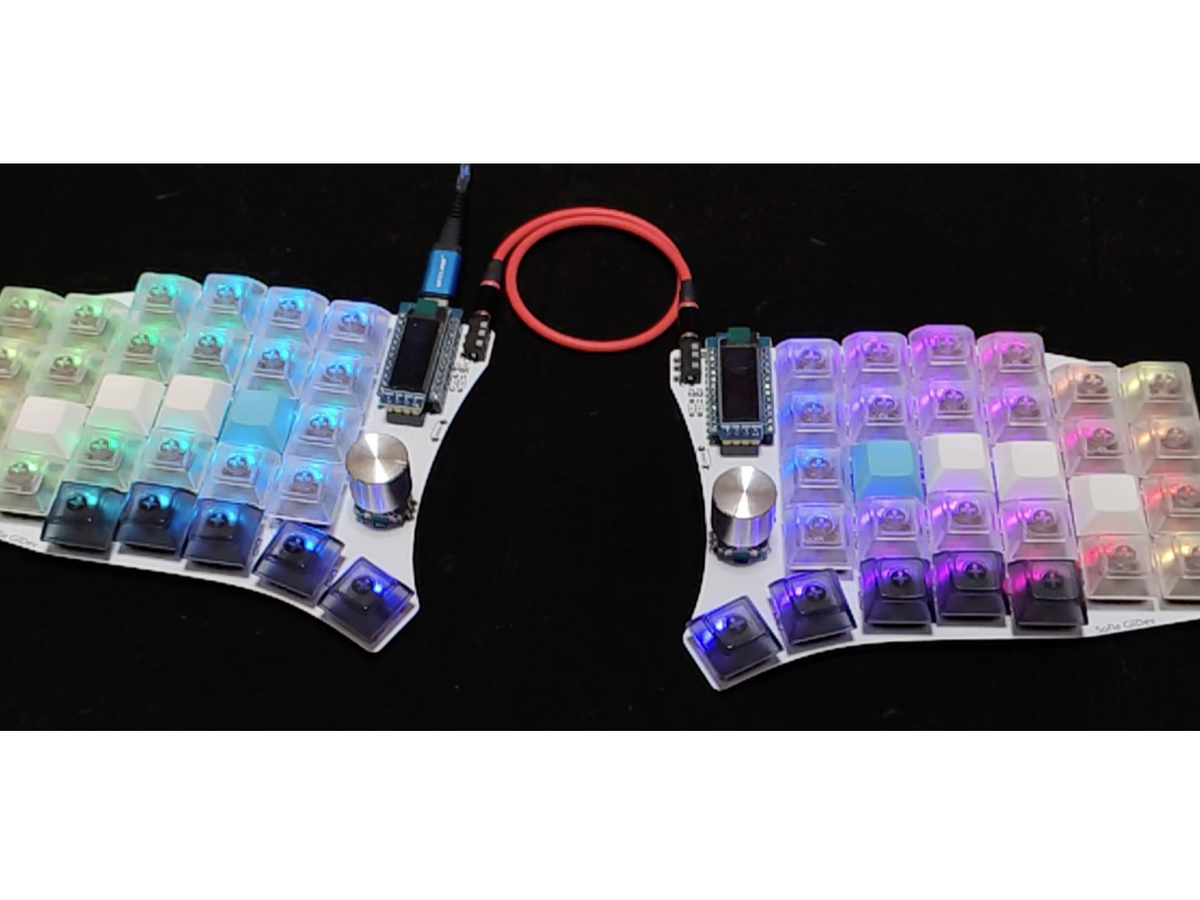 Une campagne Ulule pour le clavier ergonomique français GDEK