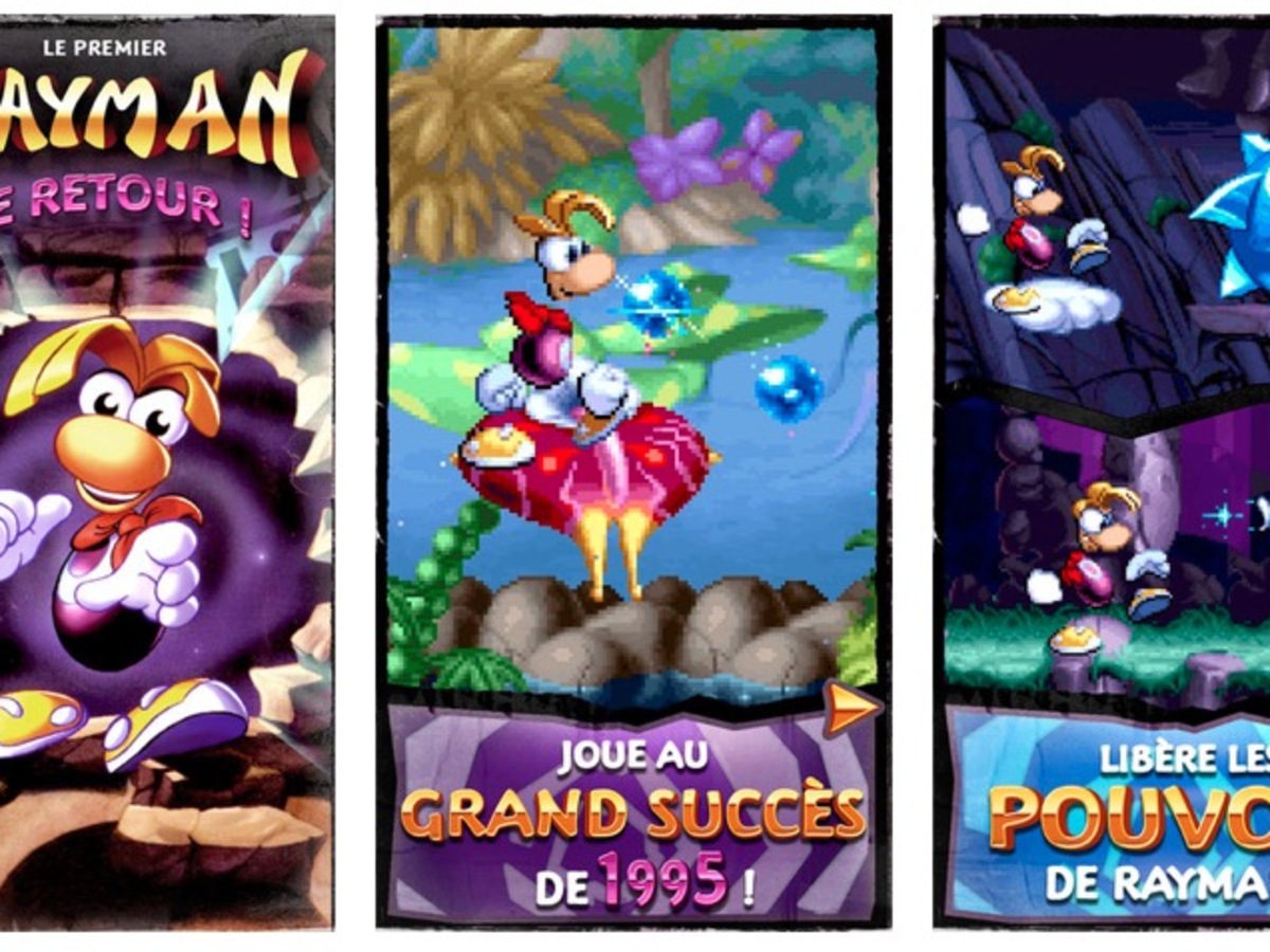 Le Rayman de 1995 est disponible dans l'App Store iOS