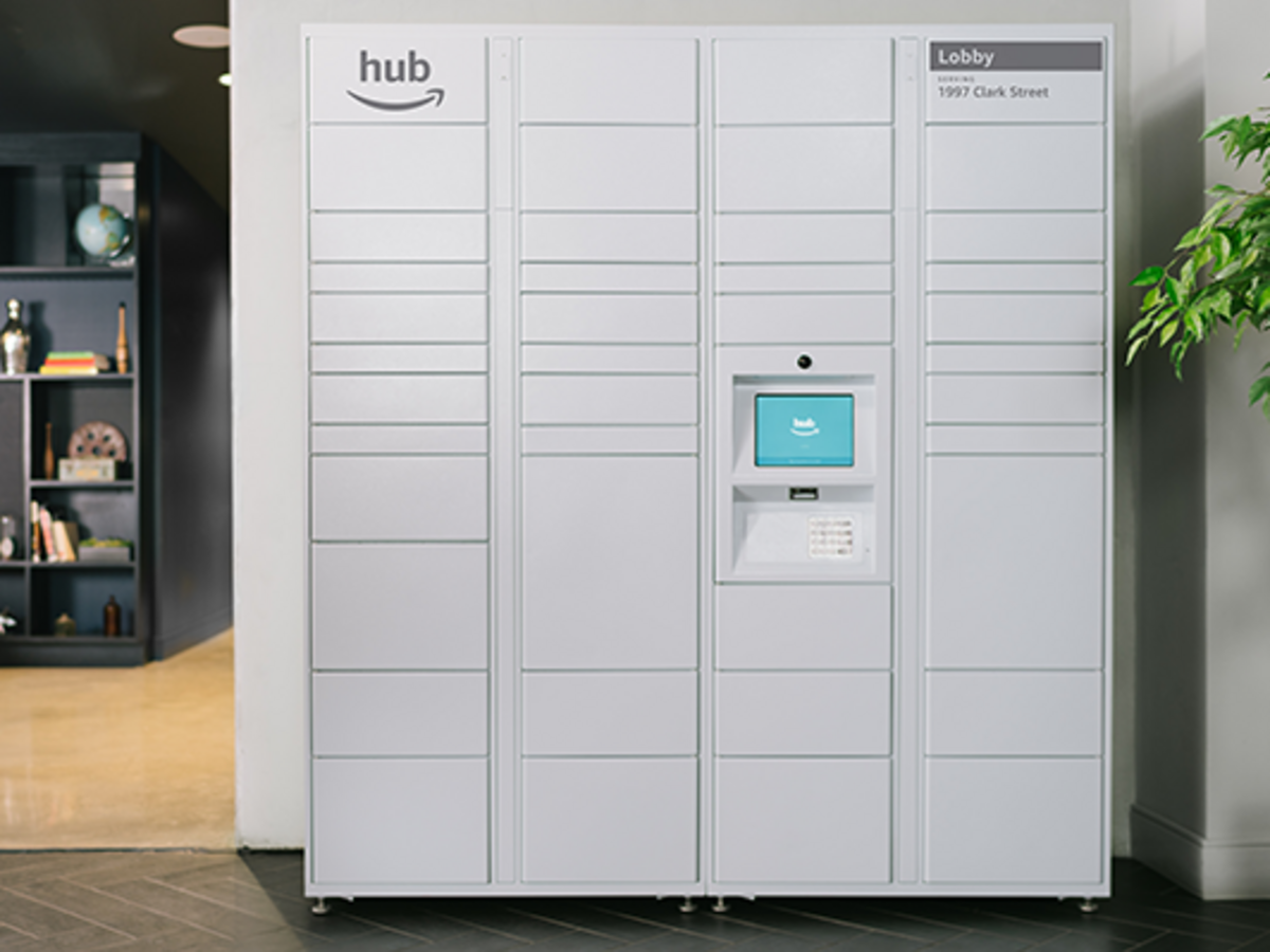 Après les "Locker", Amazon installe des "Hub" dans le hall des immeubles
