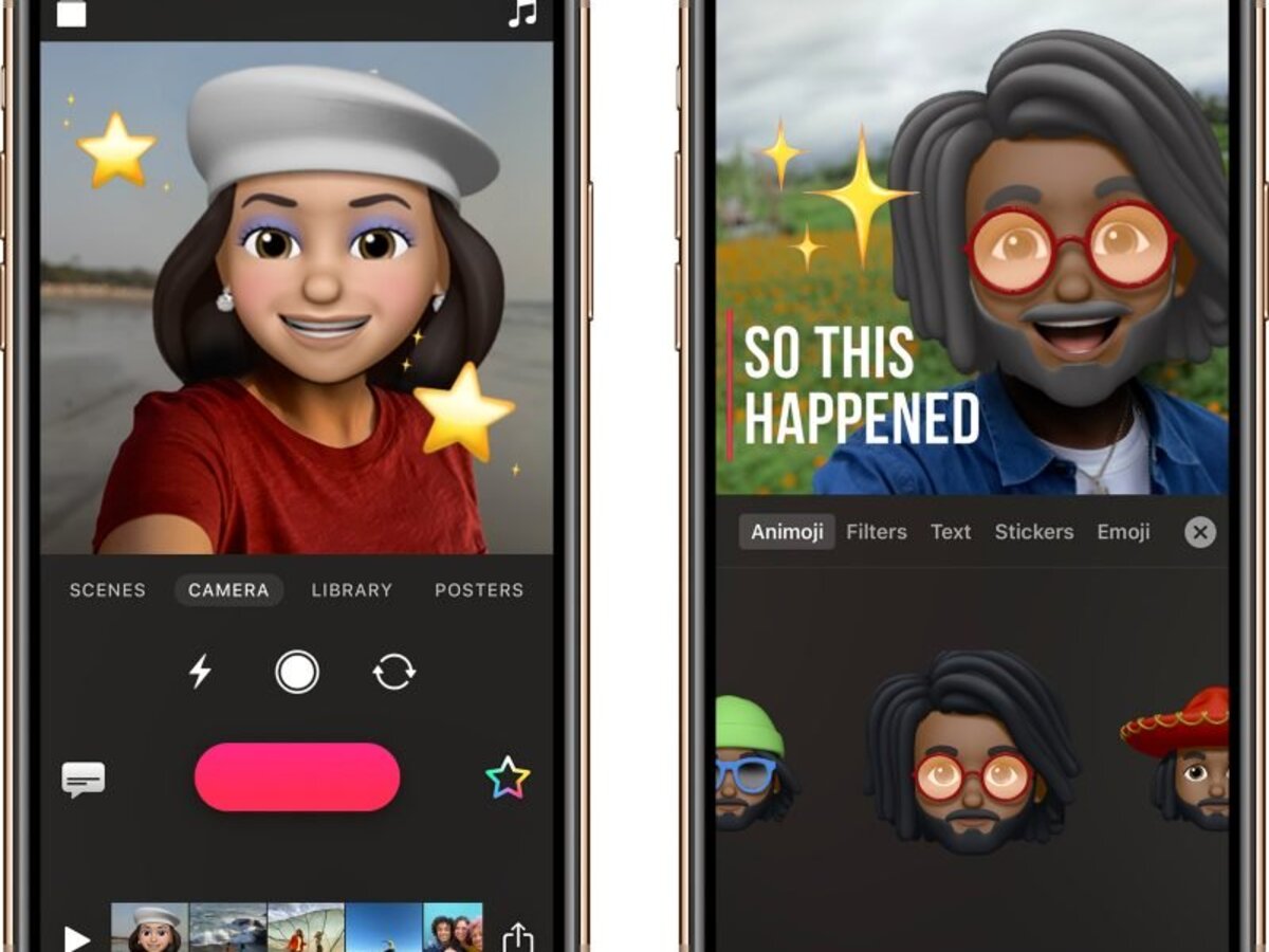 Pour Noël, Clips prend en charge les Animojis, les Memojis et tout ...