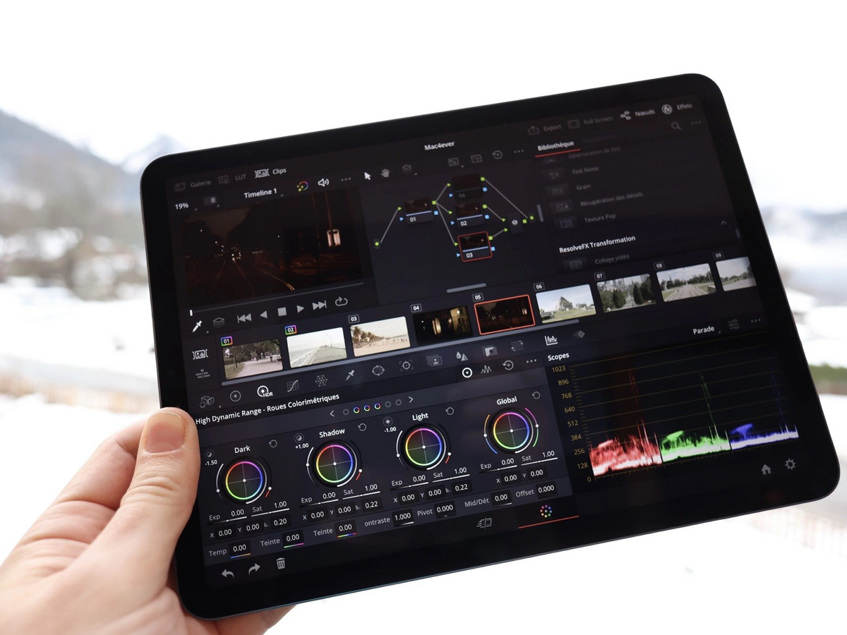 DaVinci Resolve pour iPad est enfin disponible en France