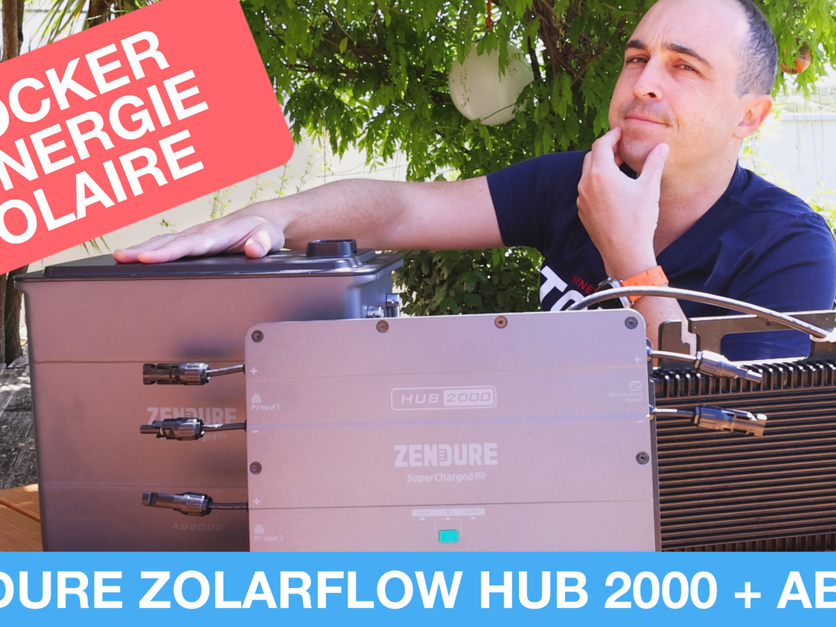 Test Zendure SolarFlow (Hub 2000 + batterie AB2000) : le kit solaire ...