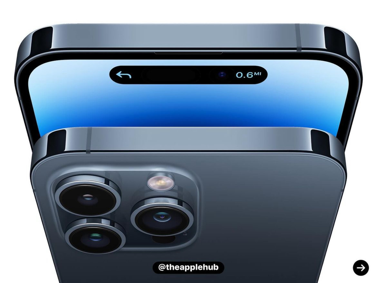 Tiens, un iPhone 15 Pro bleu foncé