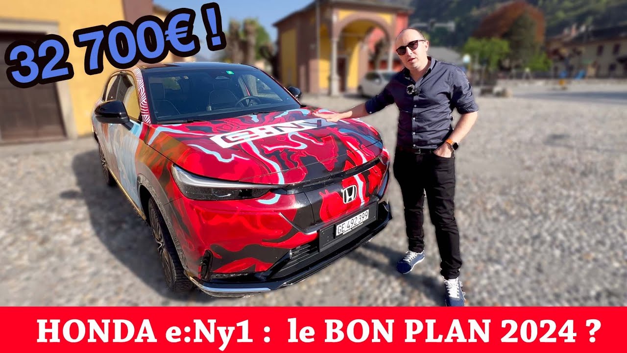 Essai Honda e:ny1 électrique à 32 900€ ?! LE bon plan de 2024 ? (road-trip)