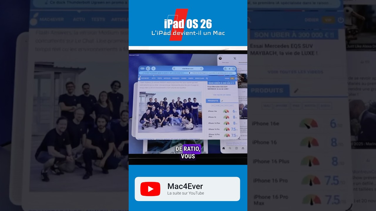 Plus de contrainte grâce à l’iPad OS 26 ! #ipados26 #ipad #mac #ipados #ipadpro#apple