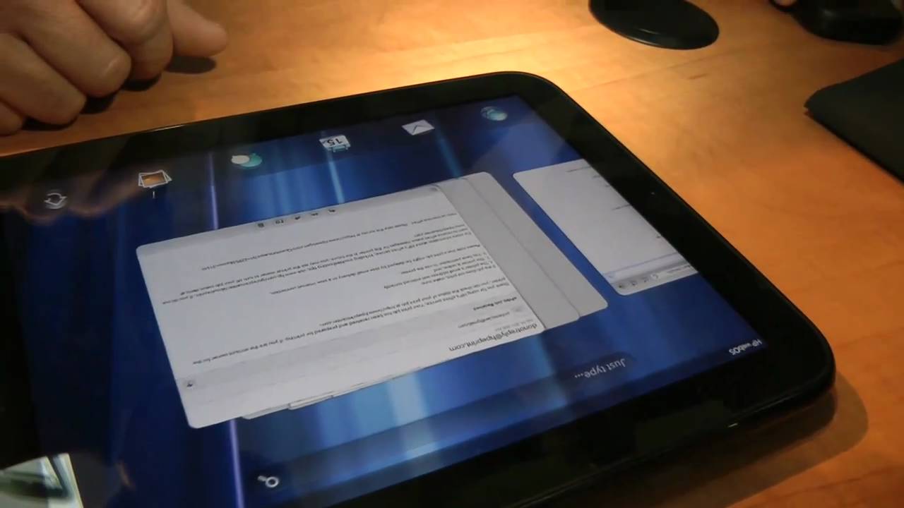 À la découverte du HP TouchPad